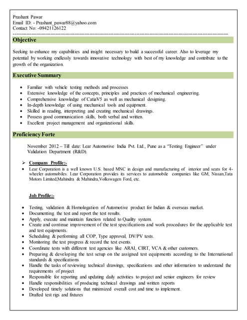 Pradip Warghude CV | PDF