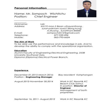 Johan resume 2016 | DOCX