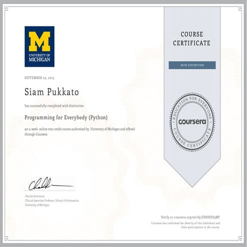 Coursera pythonlearn 2015 | PDF