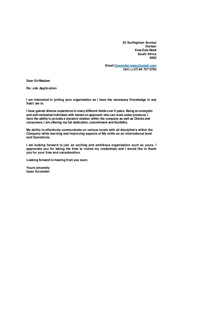 Isaac Govender Cover Letter isaac-govender-cover-letter