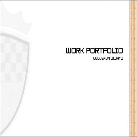 Work Portfolio 1 | PDF