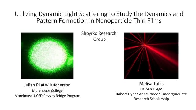 Dynamic Light Scattering | PPTX