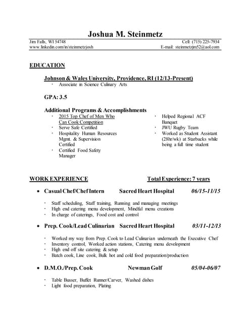 PT and Coach Resume' | PDF