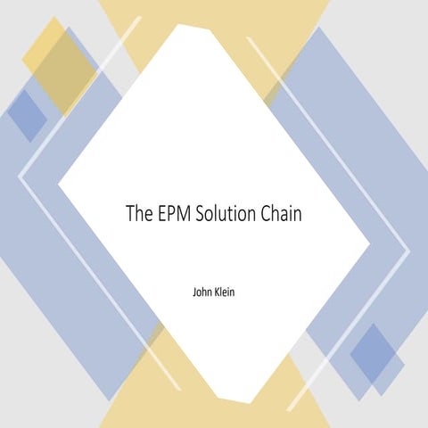 The EPM Solution Chain | PPTX