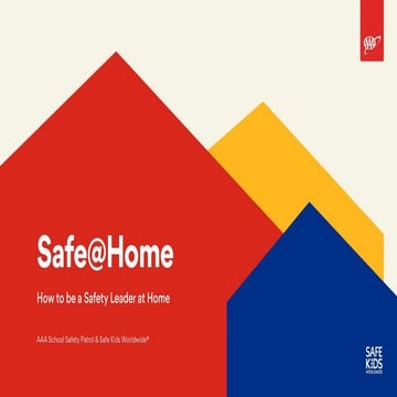 Safe@Home: How to be a Safety Leader at Home | PDF | Online Education ...