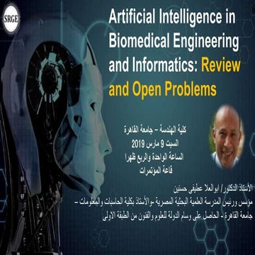 Artificial Intelligence in Biomedical Engineering and Informatics ...