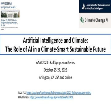 AAAI 2023 FSS - AI & Climate - Panel on Financing 20231026 v4.pptx