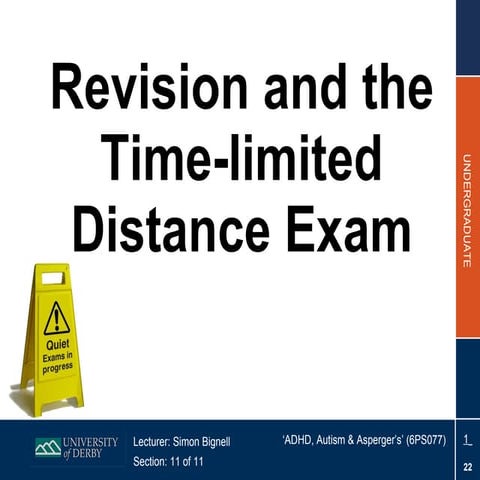 Section 11 (Distance) - Revision and the Exam | PPT | Brain and Nervous ...