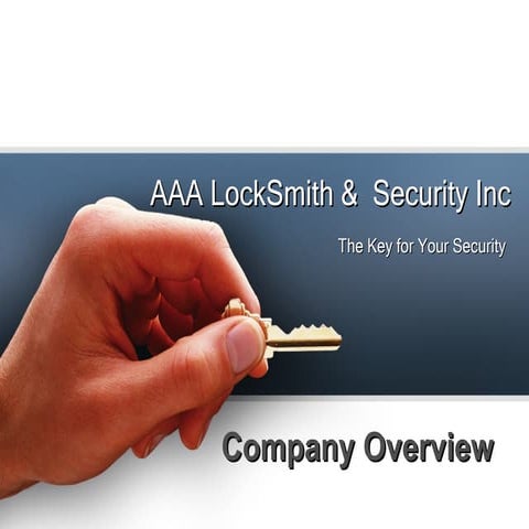 Aaa lock smith company overview | PPS