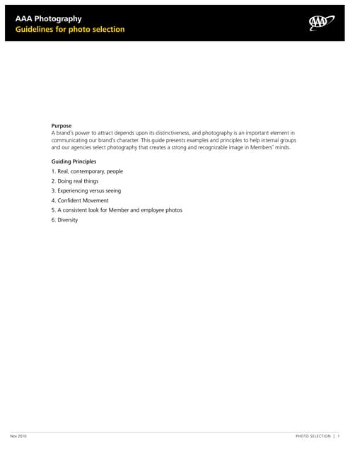 Aaa letters style guide | PDF