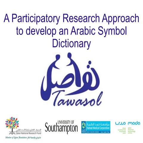 A Participatory Research Approach to develop an Arabic Symbol ...