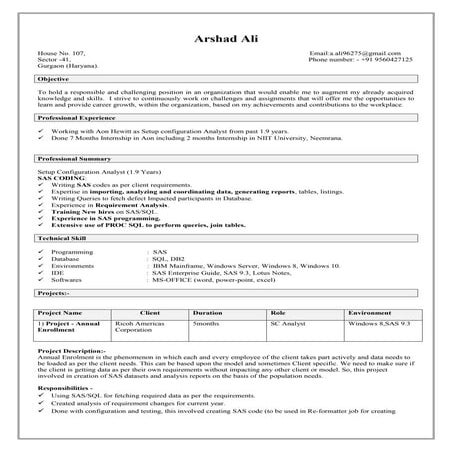 Arshad Resume | DOC