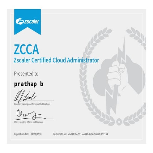 ZZCA certified | PPT