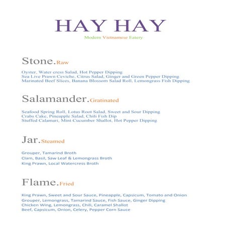 Half Moon Public Main Bar Menu | PDF