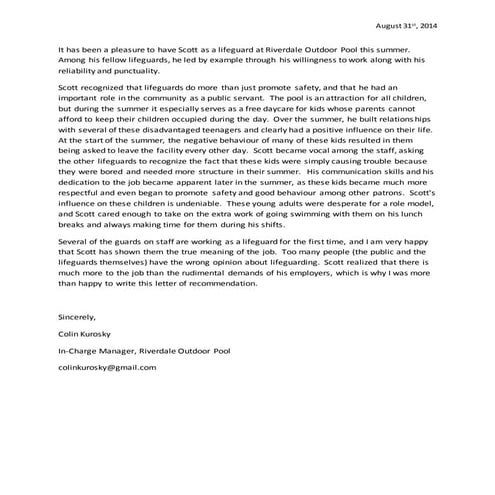 Reference Letter #1 | DOCX