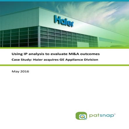 Using IP analysis to evaluate M&A outcomes | PDF