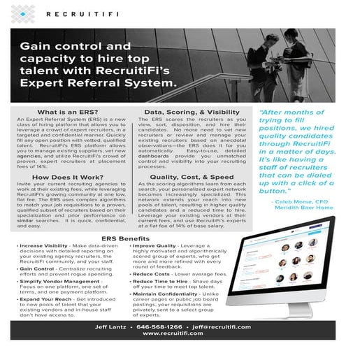 RecruitiFi_one_pager_JL (2) | PDF