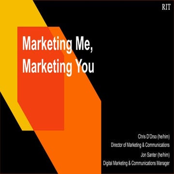 RIT Alumni Association Board of Directors breakout - Marketing ...