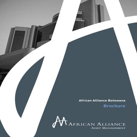 African Alliance Botswana Unit Trusts' brochure | PDF