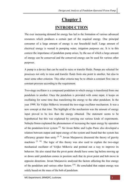 Hand Pump Design | DOCX