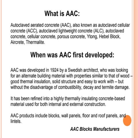 Aac | PPT