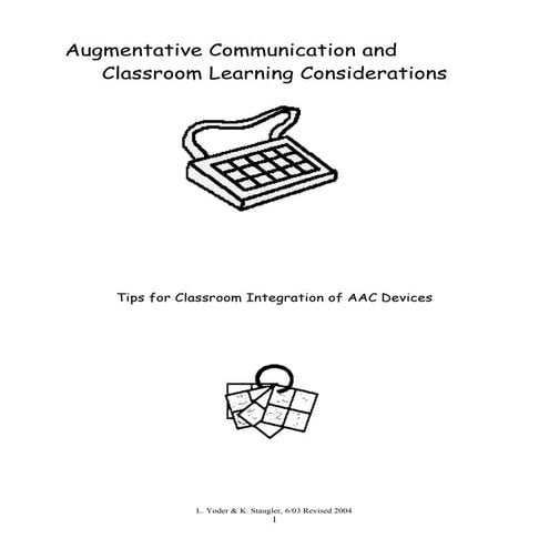 Aac in-the-classroom | PDF