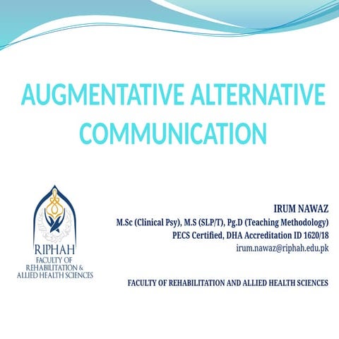 AAC_8 Message Storage Retrieval. brief impression | PPTX