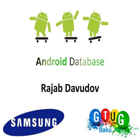 Android Database Ppt 