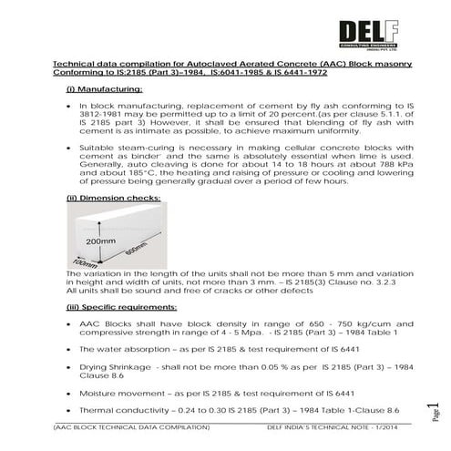 Is 2185 1 1979(2003) | PDF