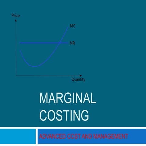marginal cost accounting | PPTX