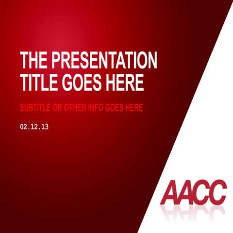 Aacc presentation final | PPTX