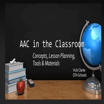 AAC in the Classroom Lesson Planning, Tools & Materials | PPTX
