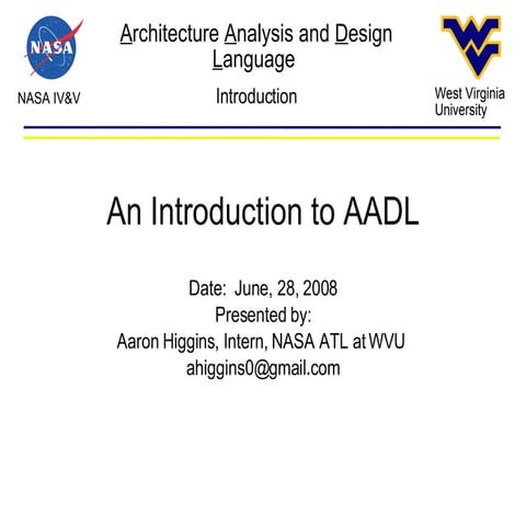 Aadl Ppt