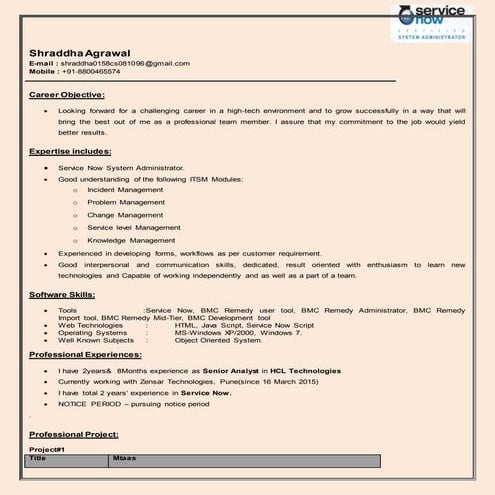Shraddha_Agrawal_Resume | DOCX | Computer Software and Applications ...