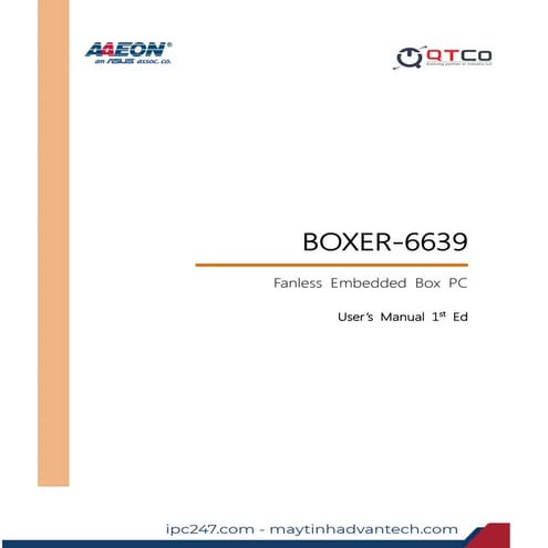 AAeon-Boxer-6639-ipc247.pdf | Home Appliances | Home & Garden