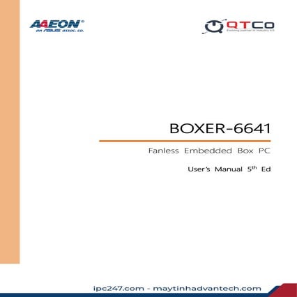 Máy tính công nghiệp AAeon-Boxer-6641 Manual 5th Ed.pdf
