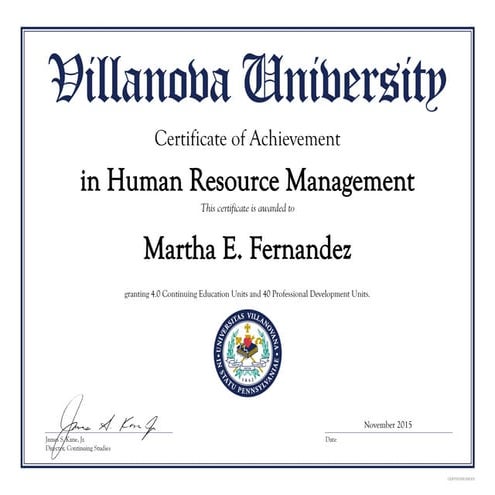 Certification in HR Management | PDF