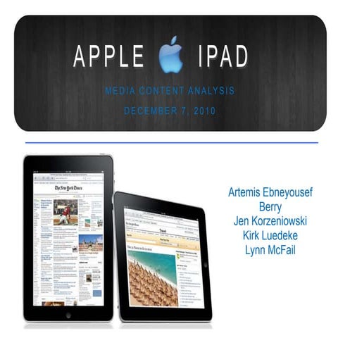 iPad case study + iPad report | PDF