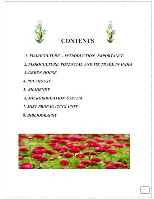 FLORICULTURE | PPT