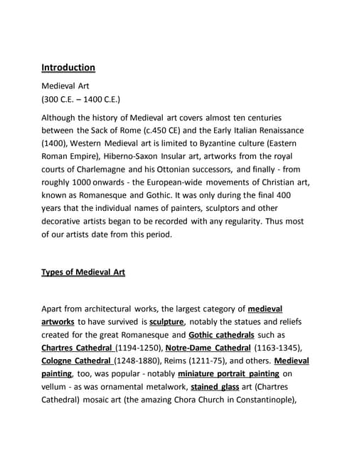 Gothic Art and Architecture | PPT