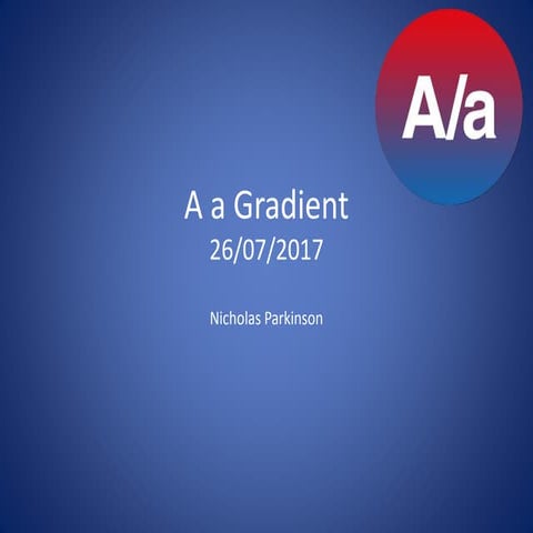 A a gradient fin | PPTX