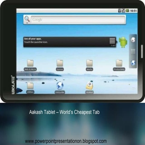 Aakash tab | PPT