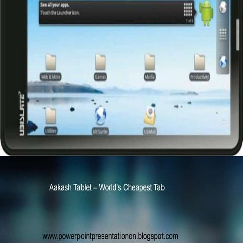 Aakash tab | PPT