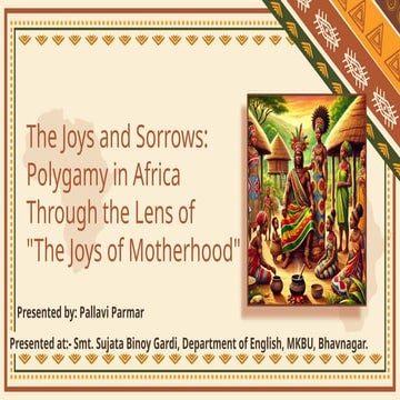 The Joys and Sorrows: Polygamy in Africa Through the Lens of "The Joys ...