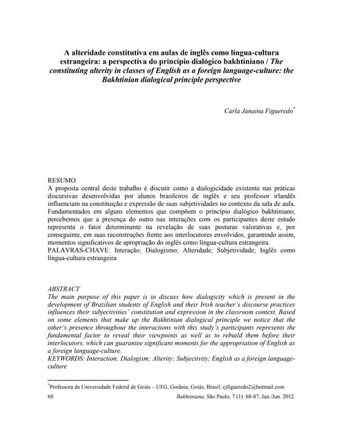 Interdiscursividade e intertextualidade | PPT