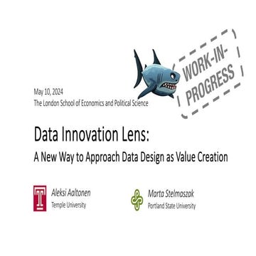 Data Innovation Lens: A New Way to Approach Data Design as Value Creation | PDF