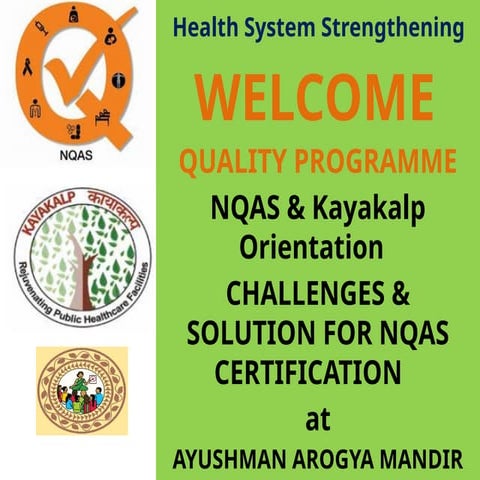 NQAS HWC ayushman aarogya mandir nqas nqas | PPTX
