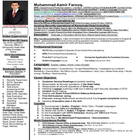 Aamir's cv | PDF