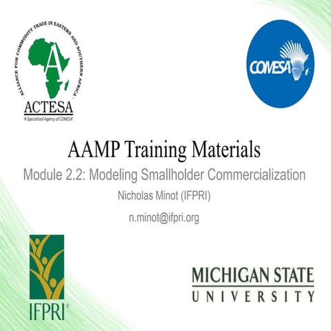 AAMP_Module_2.2_Modelling_Smallholder_Commercialization.ppt