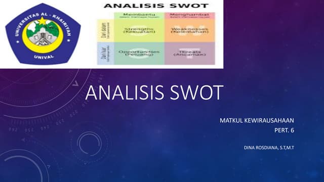 Perhitungan Analisis SWOT pada Perusahaan1.pptx